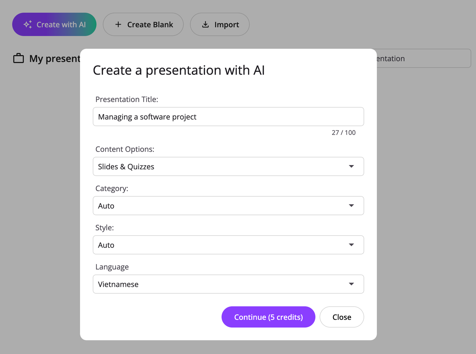📝 uPresenter - Tạo slide thuyết trình dễ dàng