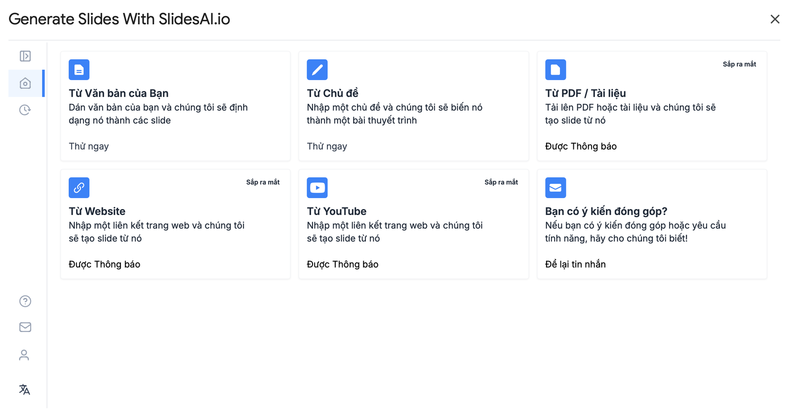🌿 SlidesAI: Công cụ AI biến văn bản thành slide thuyết trình chuyên nghiệp